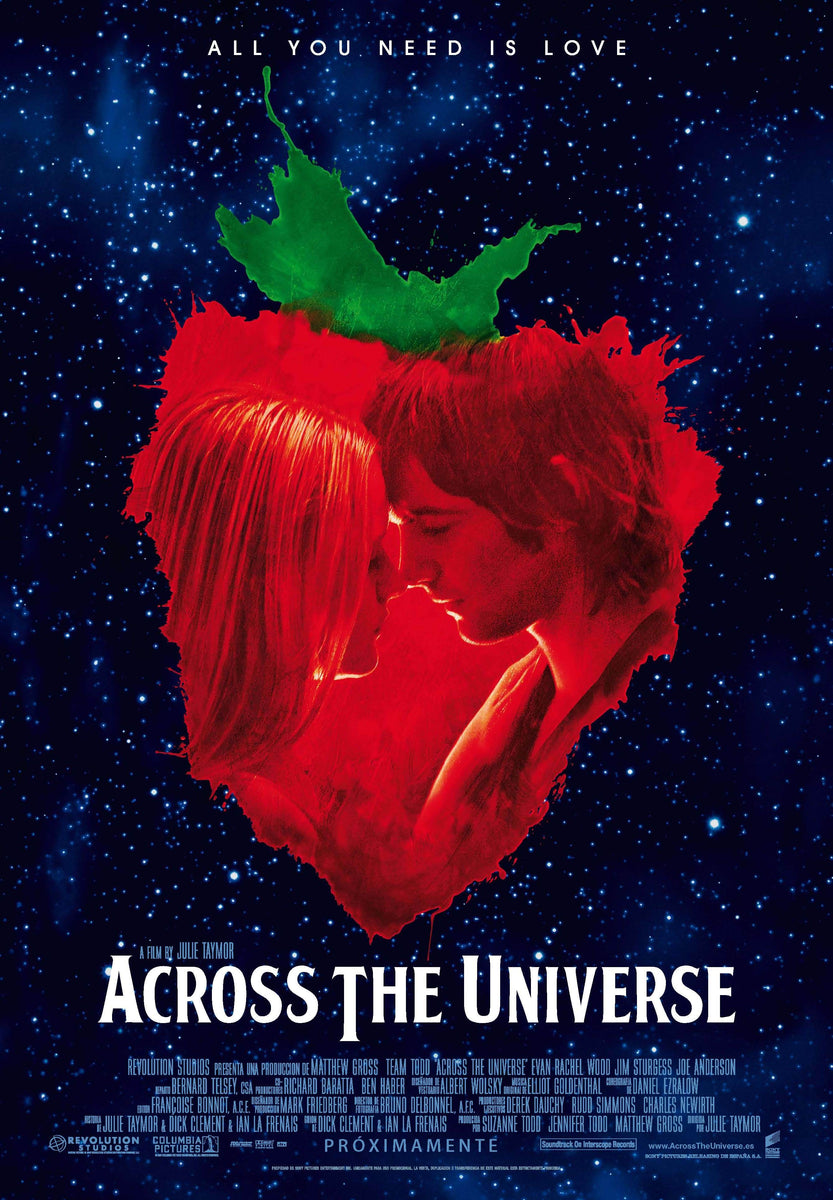 Poster Pelicula Across the Universe – Movie Poster Mexico