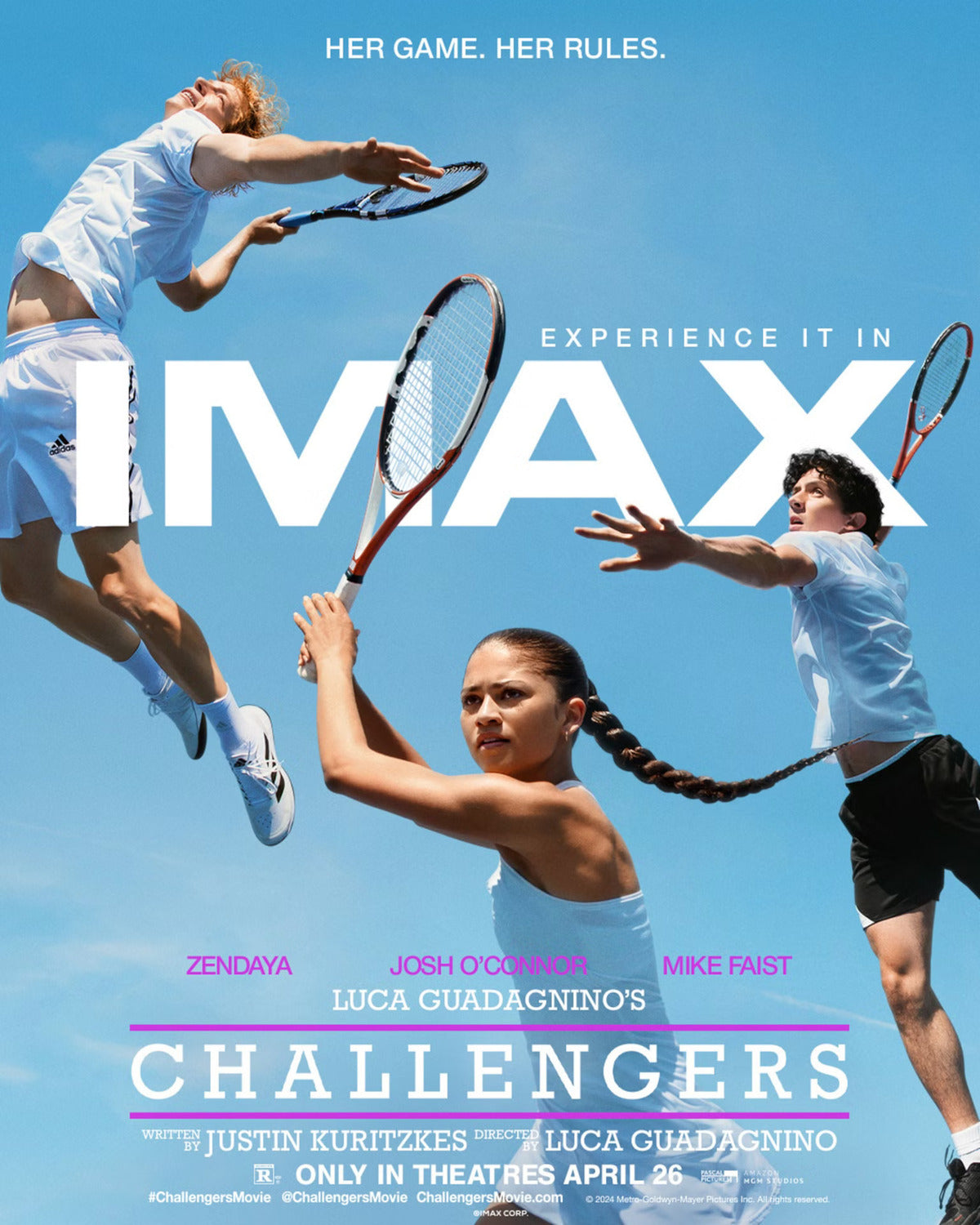 Poster Pelicula Challengers (2024) – Movie Poster Mexico