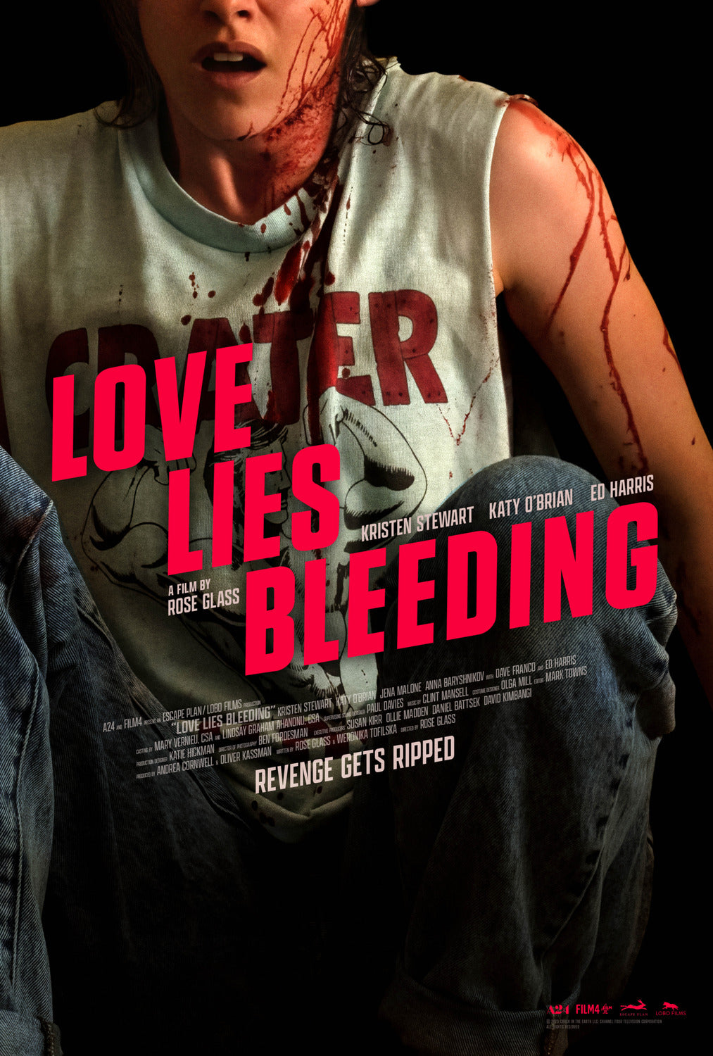 Poster Pelicula Love Lies Bleeding (2024) – Movie Poster Mexico