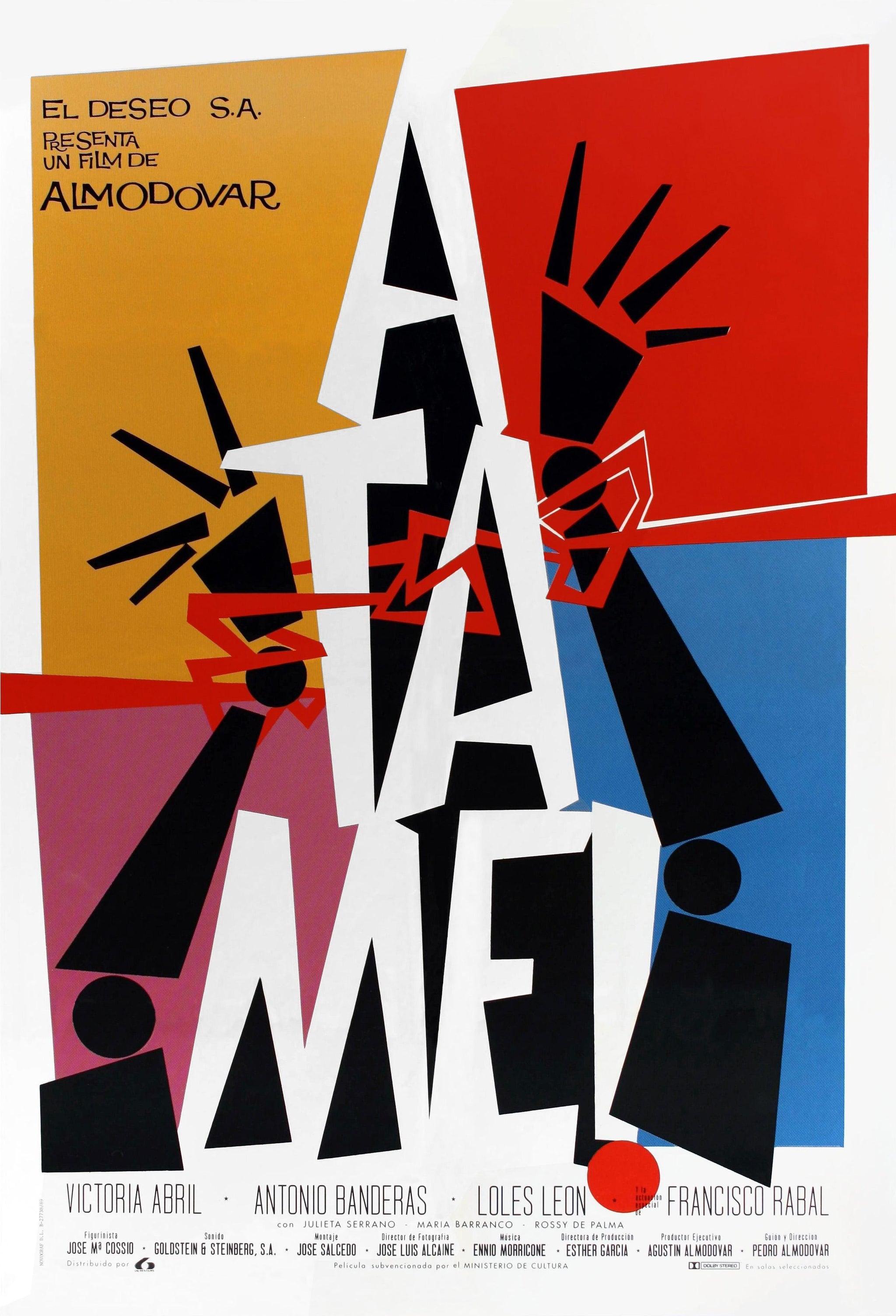 Poster Pelicula ¡Átame! – Movie Poster Mexico