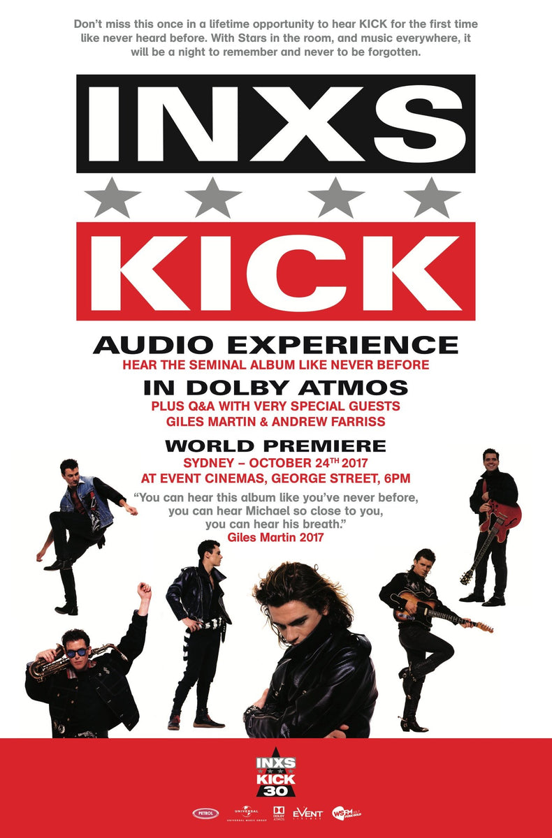 Poster Banda INXS – Movie Poster Mexico