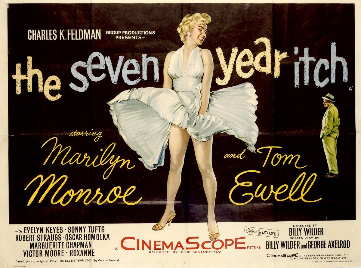 Poster Película The Seven Year Itch – Movie Poster Mexico